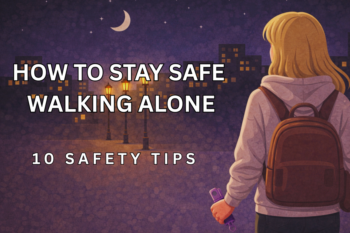 How to Stay Safe Walking Alone | 10 Practical Safety Tips – Self ...