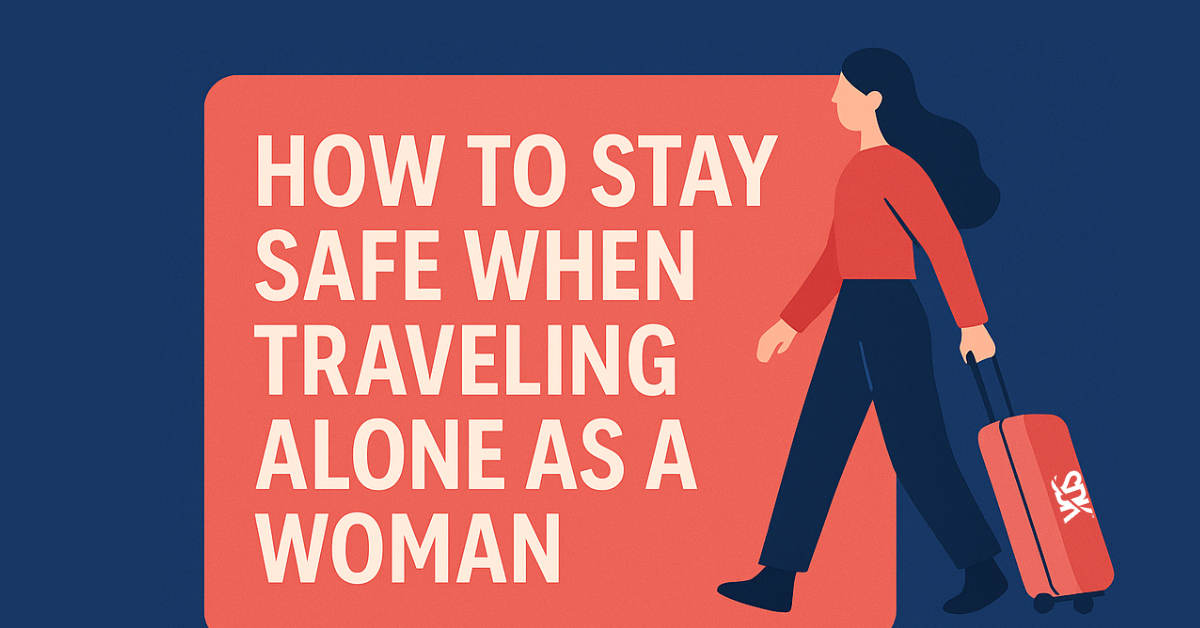 How to Stay Safe When Traveling Alone as a Woman | Self Defense Travel ...